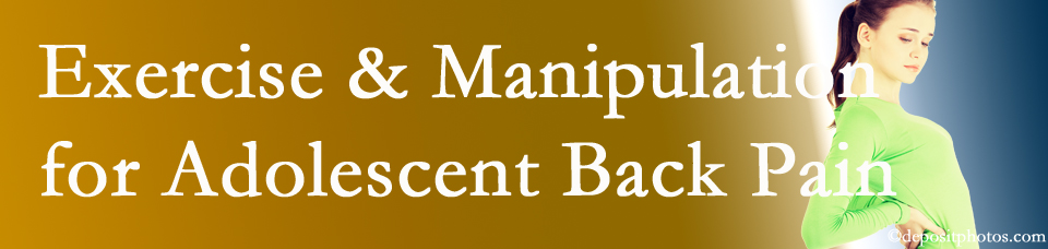 Exercise and Spinal Manipulation Help Adolescent Back Pain | Cox ...