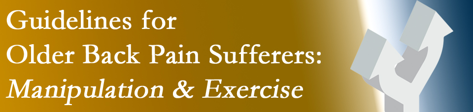 Exercise and Spinal Manipulation Recommended for Older Adult Back Pain ...